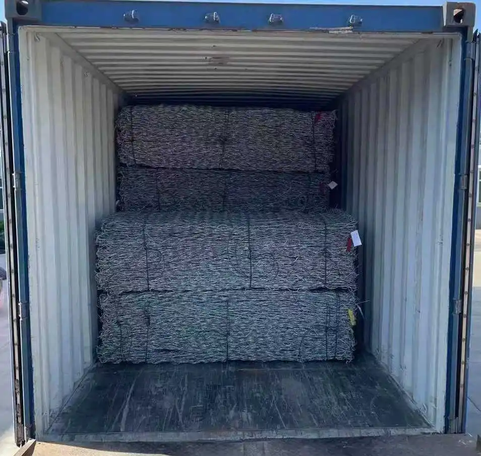 Customizable Reinforced Terramesh Hexagonal Weaving Preservative Gabion ...