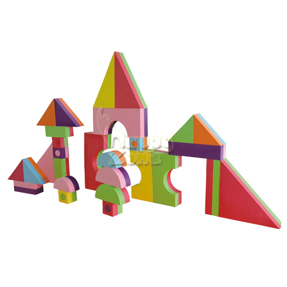Mixed Color Giant EVA Building Blocks Brick 3D Eva Puzzle Foam Blocks ...