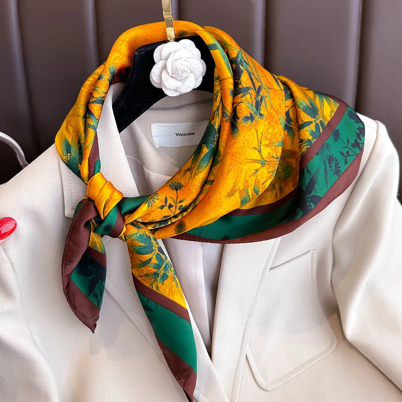 Wholesale 2024 Newest Spring Summer Soft Tie Small Square Scarf 70*70cm ...