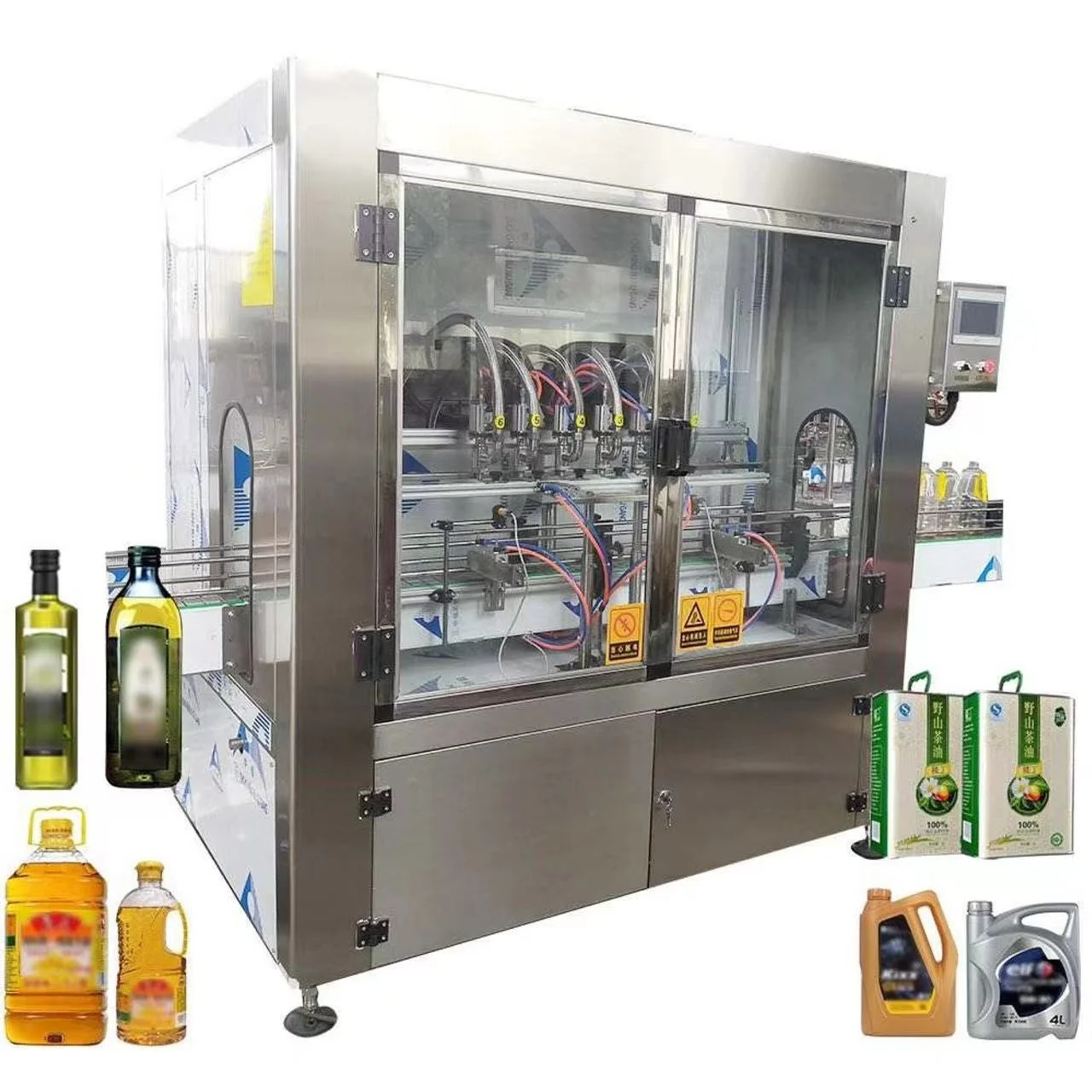 Fully Automatic Edible Cooking Oil Vegetable Olive Palm Oil Bottle ...