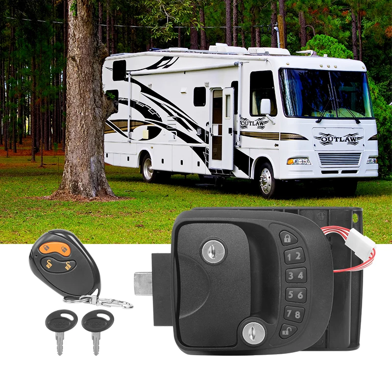 Heyrv Caravan Accessories Remote Control Password Three-in-one Rv Door ...