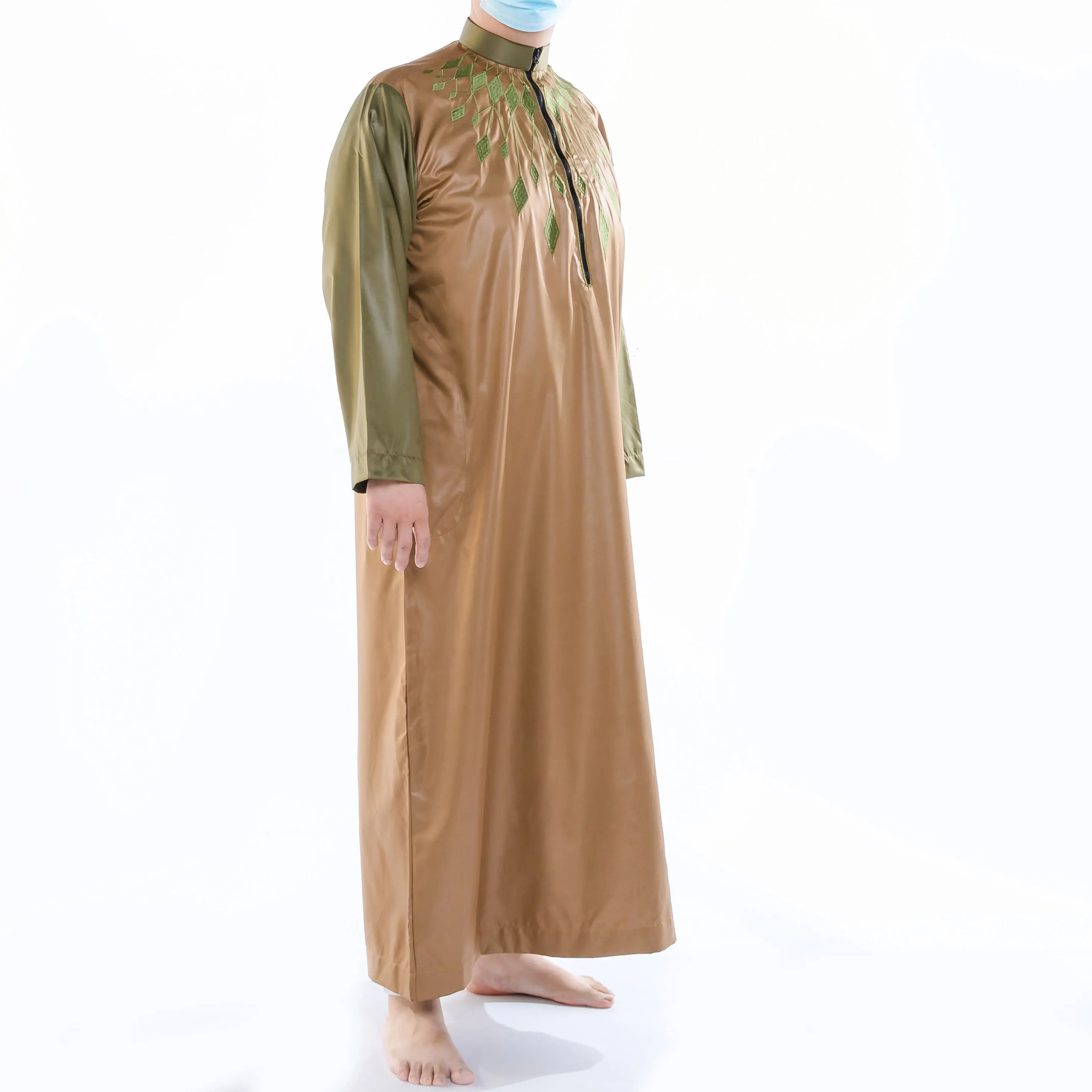 Latest White Thobe Design Islamic Thobe Arab Daffah Men Muslim Jubbah ...