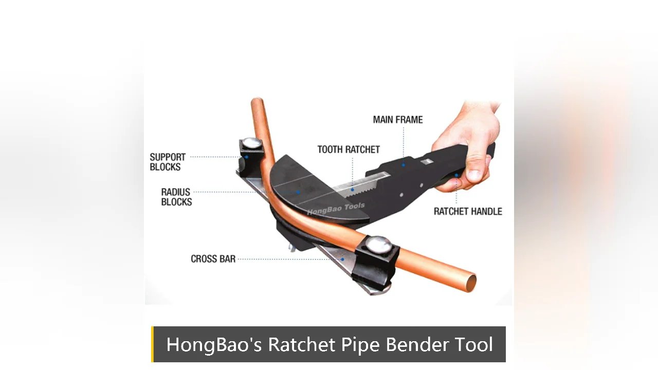6 - 22 Mm Tube Pipe Bender Bending Kit Refrigeration Ratchet Tubing ...
