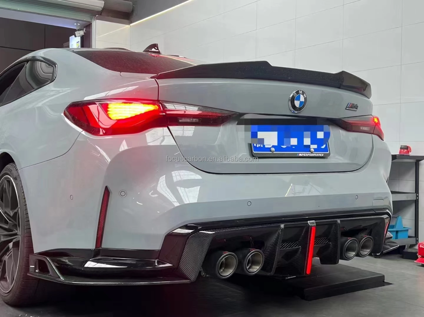 Carbon Fiber G80 Rear Bumper Diffuser For M3 G80 M4 G82 G83 Upgrade ...