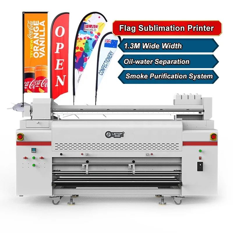Letop Large Inkjet Printer Machine Digital Impression Flag Fabric ...