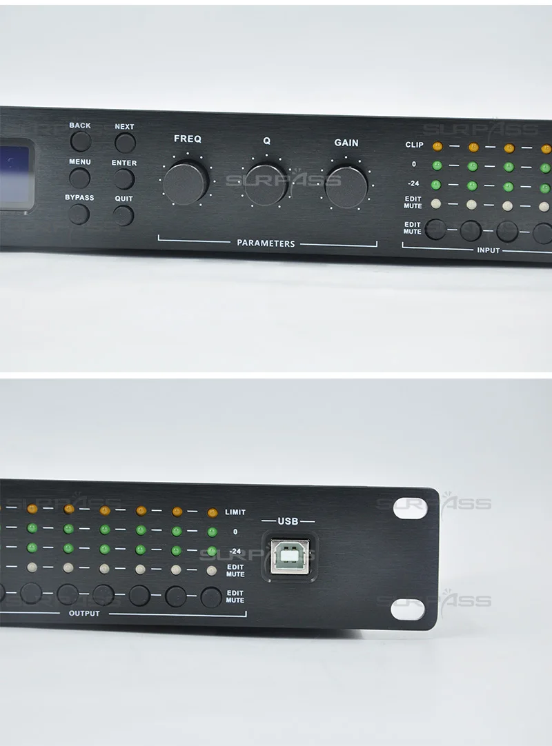 Professional Audio System Digital Audio Matrix Processor 4 In 8 Out ...