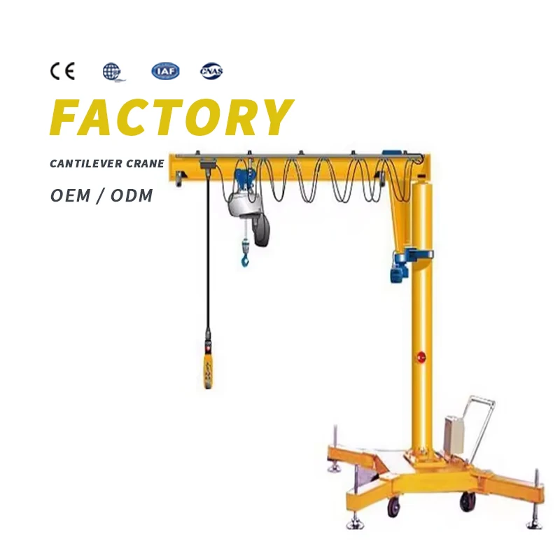 Mini Jib Crane Fixed Slewing Jib Crane Can Be Customized Workshop with ...