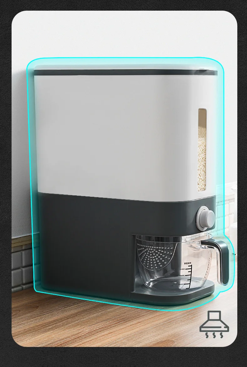 15 Kg Plastic Rotary Rice Storage Machine - Sustainable & Durable