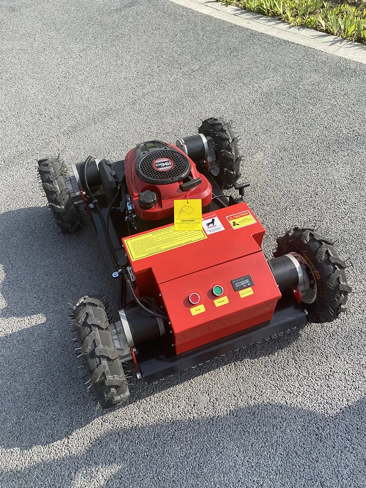 Crawler Remote Control Grass Cutter - Efficient Lawn Mower