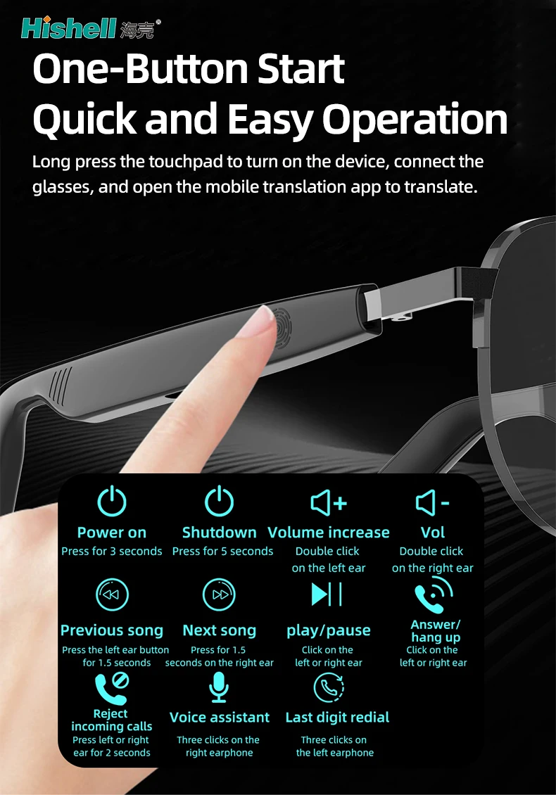 AI Smart Translator SG15 Pro - Real-Time Multi-Language Interpretation