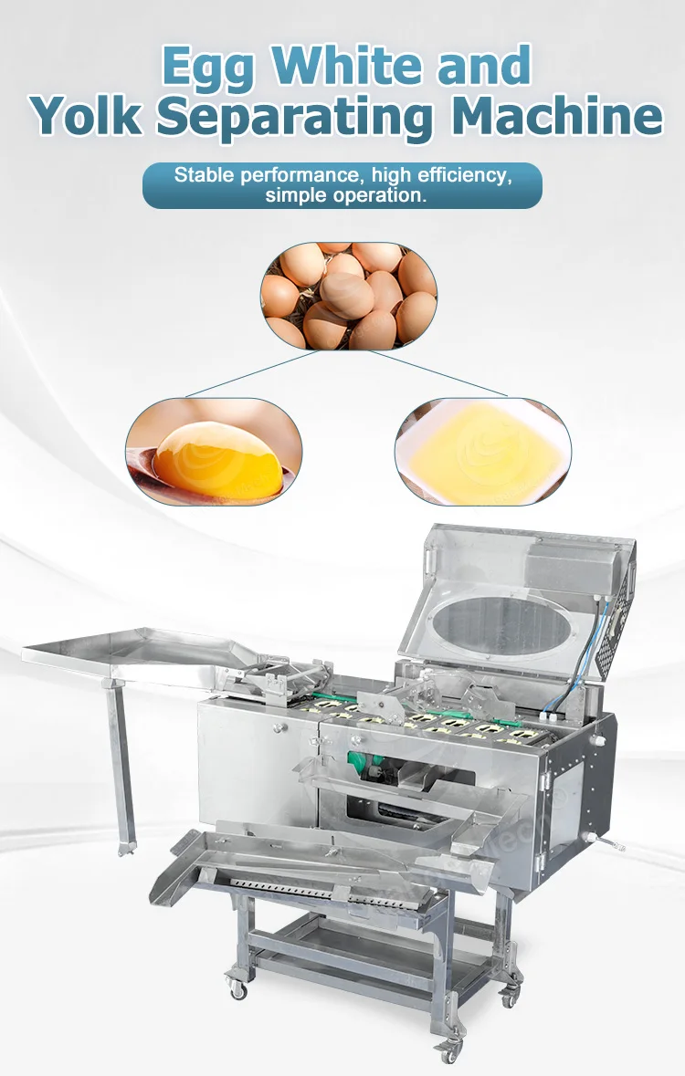 Egg Shell Separator and Liquid Cracking Machine Egg Breaking and ...