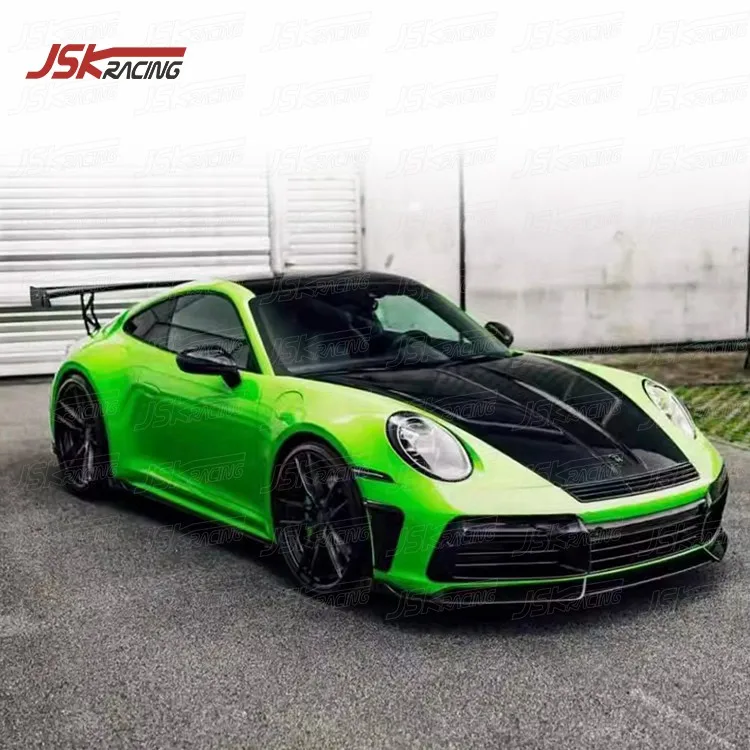 JSK STYLE HALF FORGED CARBON FIBER BODY KITS for 2019-2022 PORSCHE ...