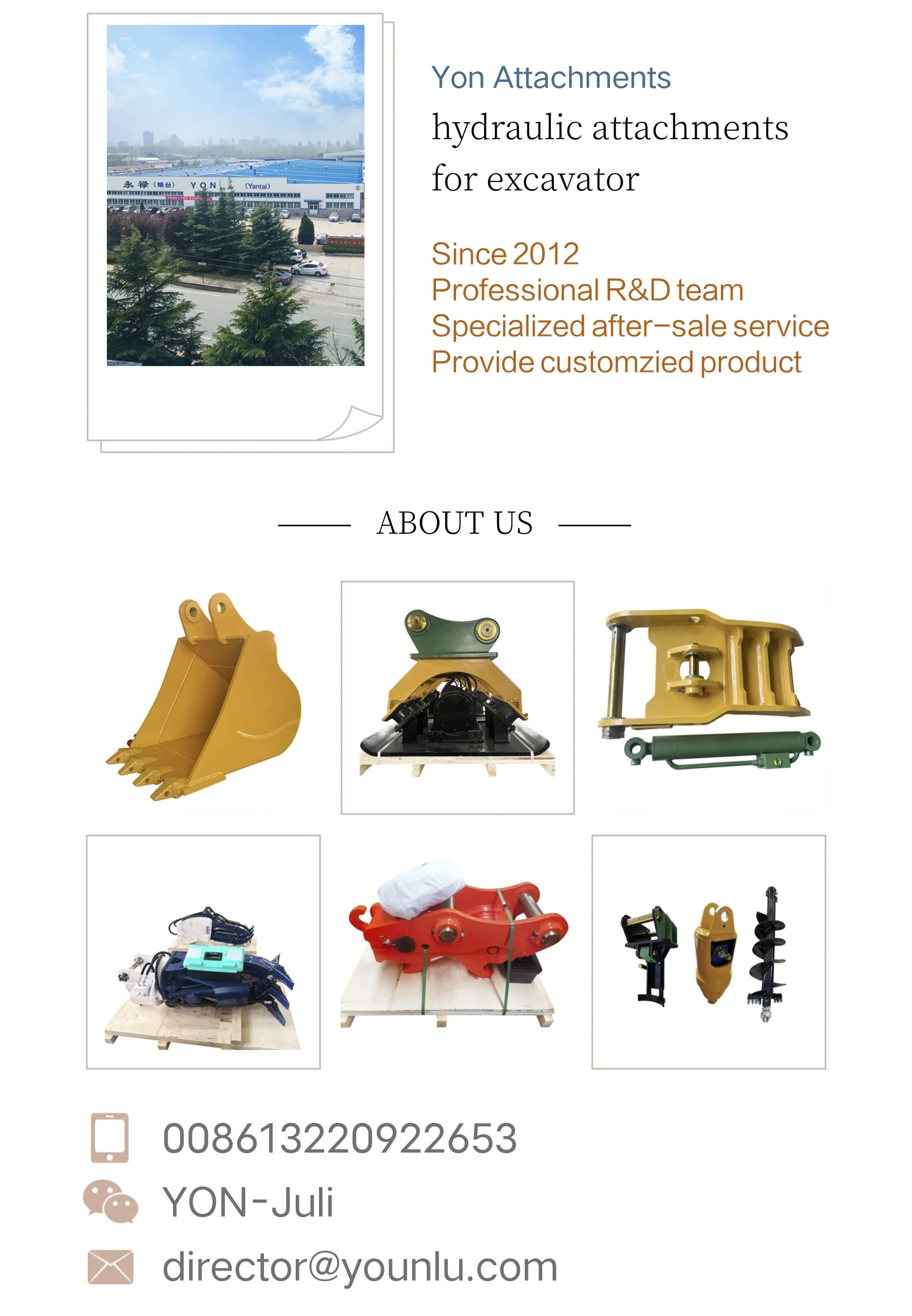 Hydraulic Soil Vibratory Plate Compactor For Excavator Customized Plate ...