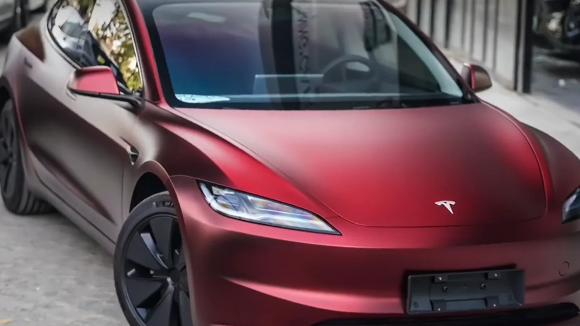 Matte Red Paint Job