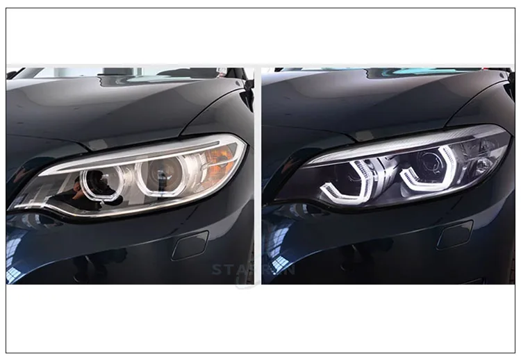 Drl Retrofit and Upgrade Headlights Plug and Play 2014-2021 2 Series M2 ...