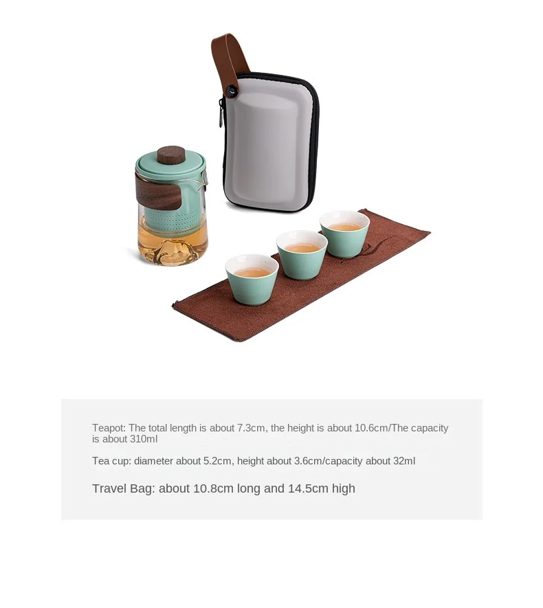 Portable Storage Travel Tea Set Mini Set Simple Kung Fu Tea Set Tea Cup ...