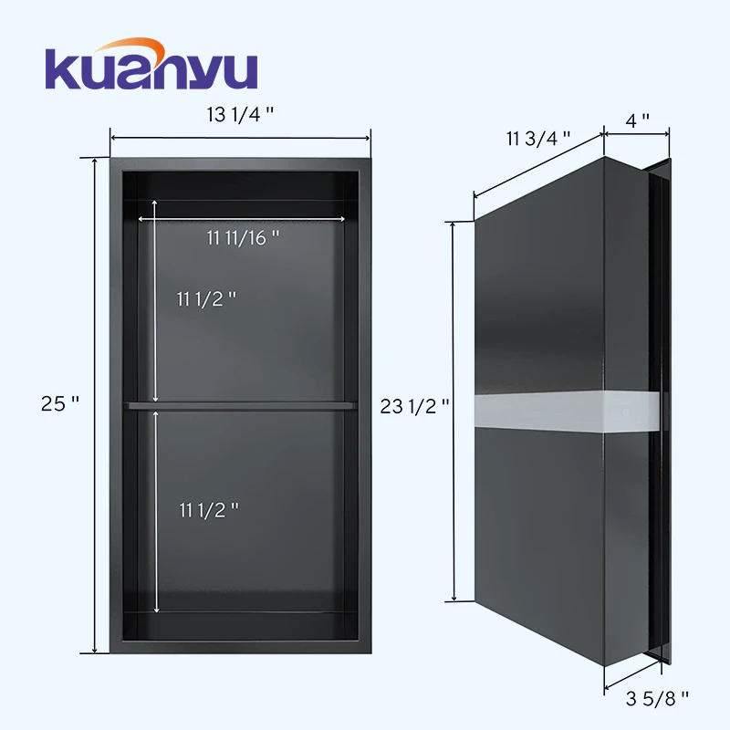 Customized Stainless Steel Shower Niche Insert Shelf In Wall Shell With ...