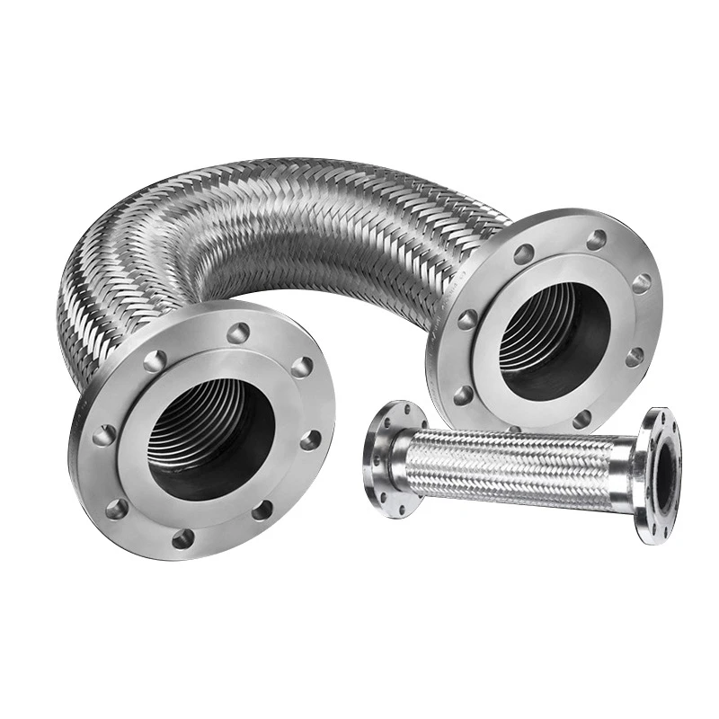 Stainless Steel Braided Hose Flange Connect Metal Flexible Pipe Fitting ...