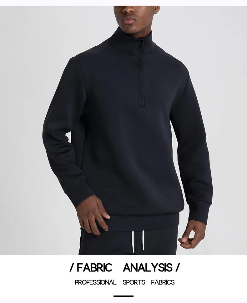 Hoodies Half Zip Plain Embroidered Oversized logo Blank Customized ...