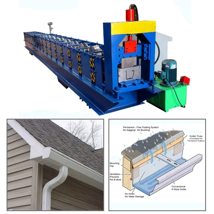 Gutter End Cap Punching Machine - Efficient Roof Gutter Making