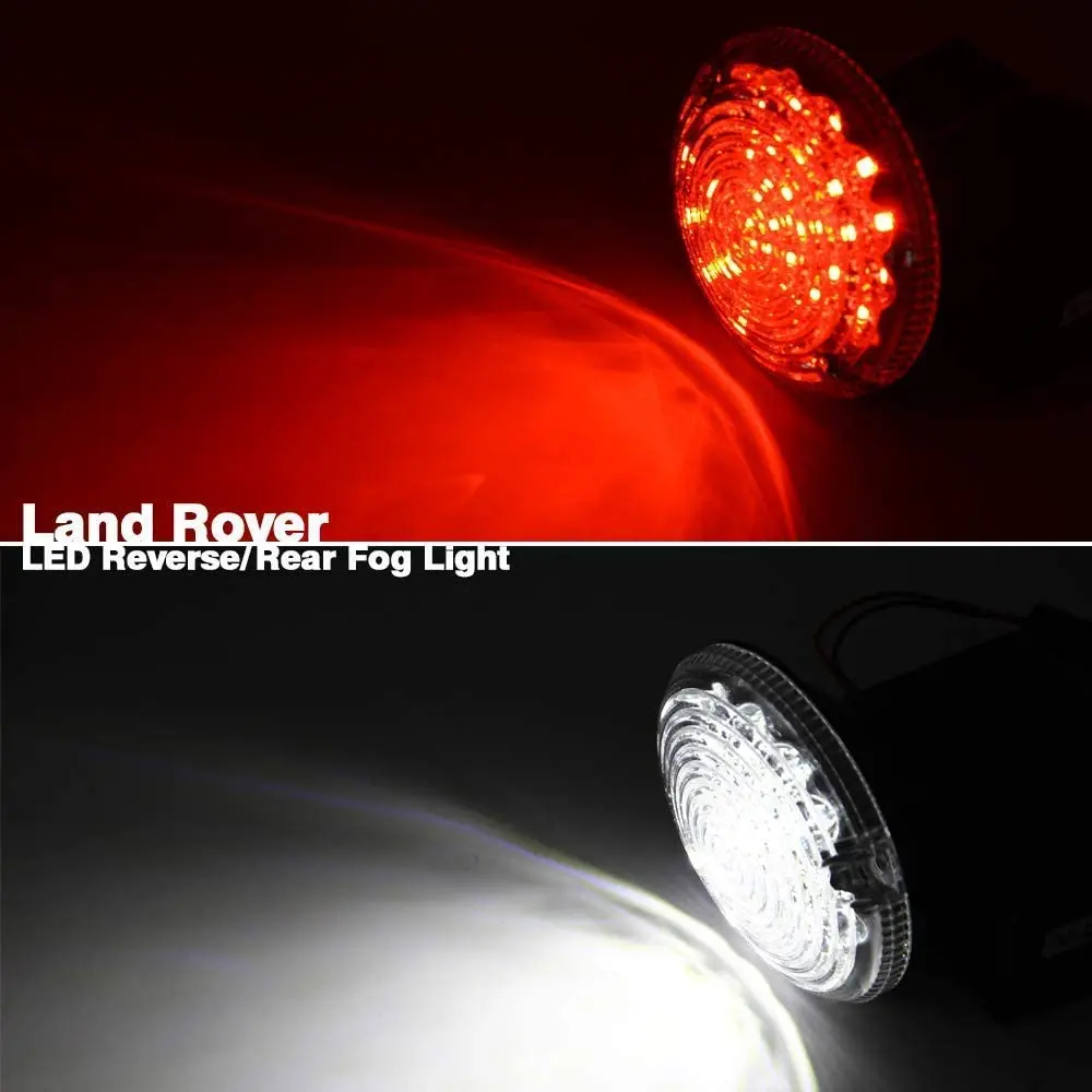 Defender Led Rear Fog Reverse Light 95mm For Land Rover Defender 2001 ...
