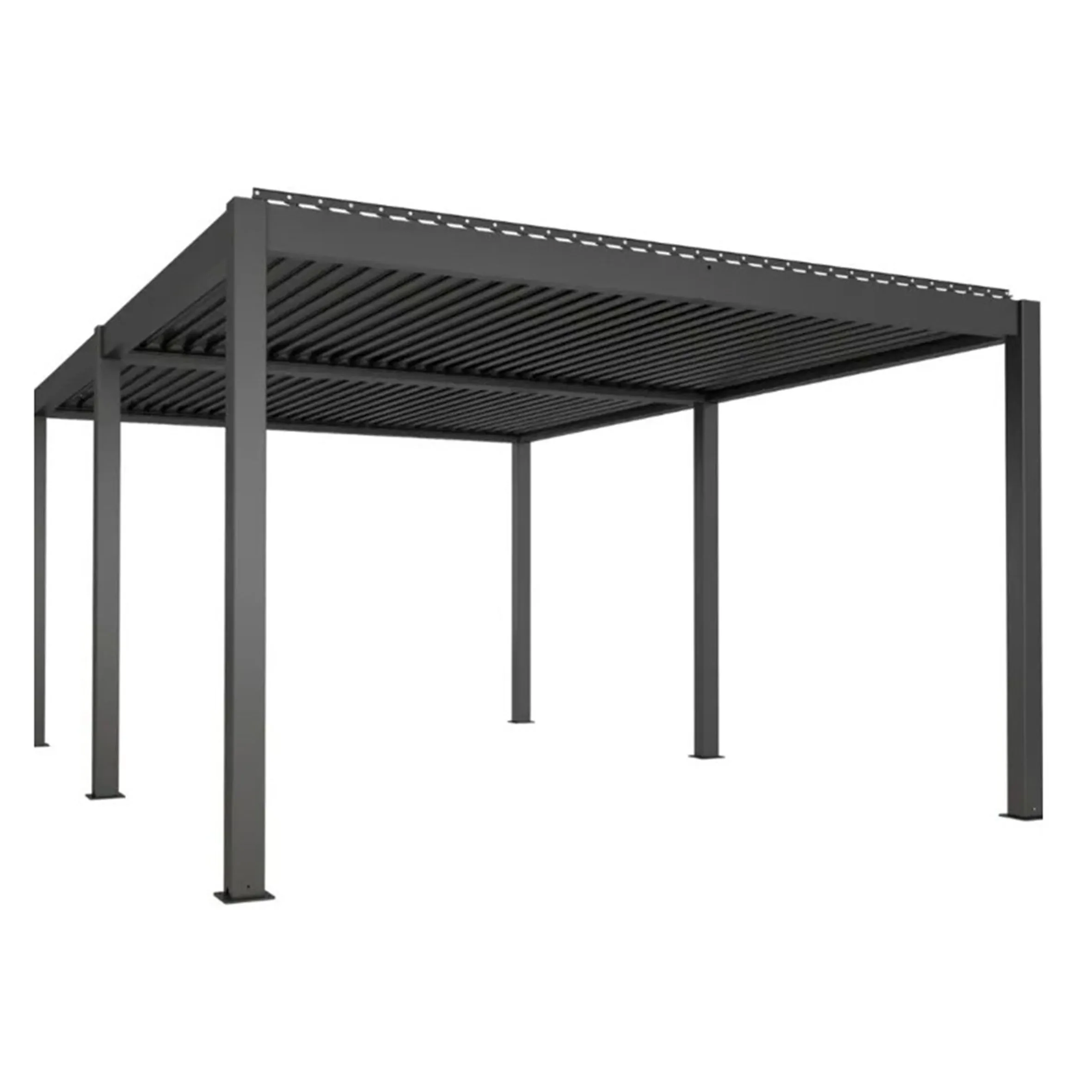 Pleated Electric Roof Retractable Bioclimatic,Pergola Gazebo Awning ...