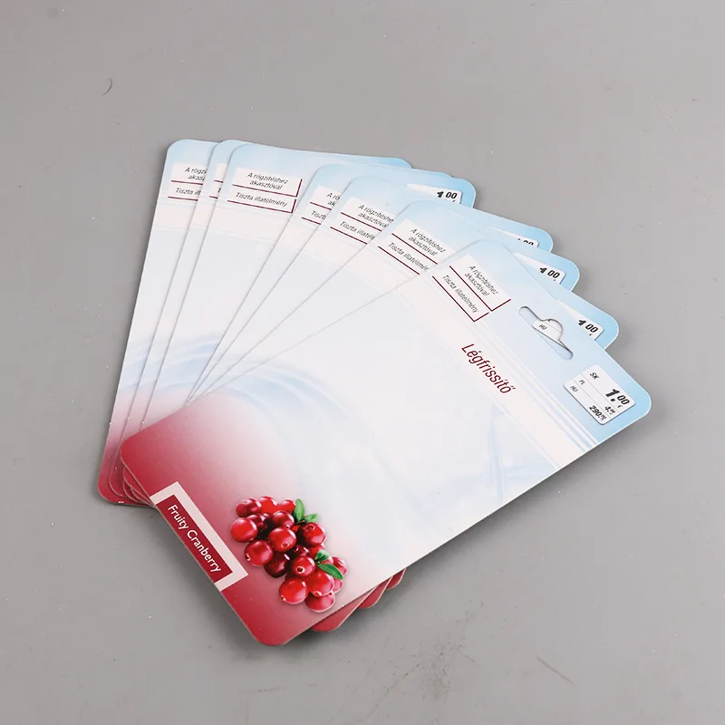 Custom Plastic Cardboard Blister Packaging Insert Paper Card