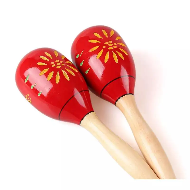 Safe Color Musical Percussion Set With Varnish Wood Color For Kids ...