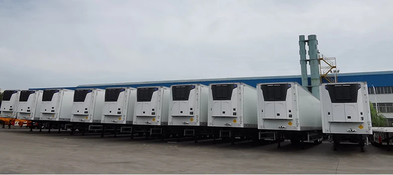 Cimc Vanguard 40ft Semi Freezer Box - Reliable Reefer Truck