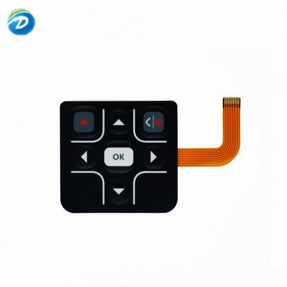 Deson Custom Waterproof Push Button Keypad Membrane Switch Membrane ...