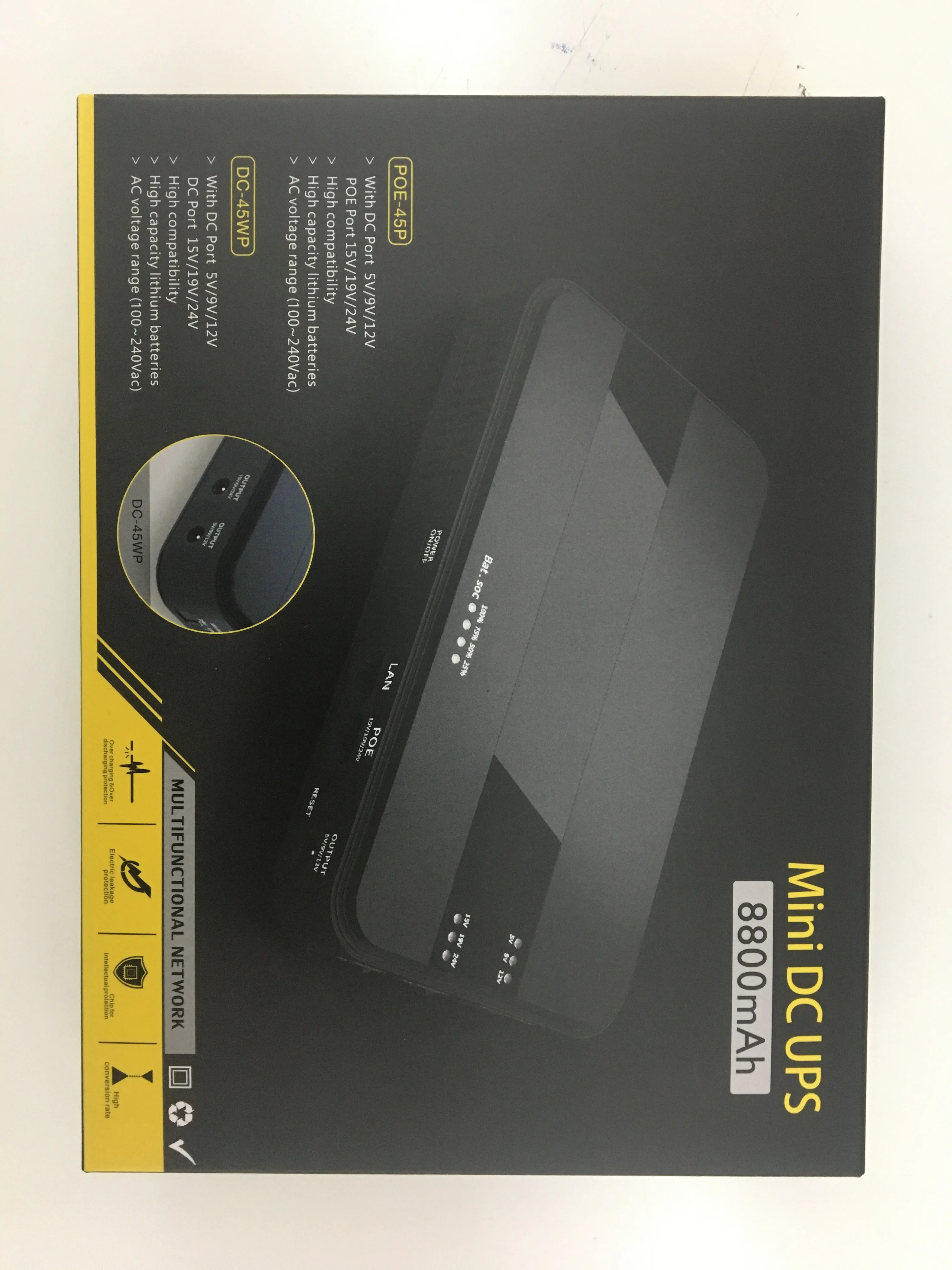 电源迷你ups输出dc 5v、9v、12 V 3a，poe 15v 19v 24v 1.5a 12 V电路单相锂电池网络在线 - Buy 迷你 ...