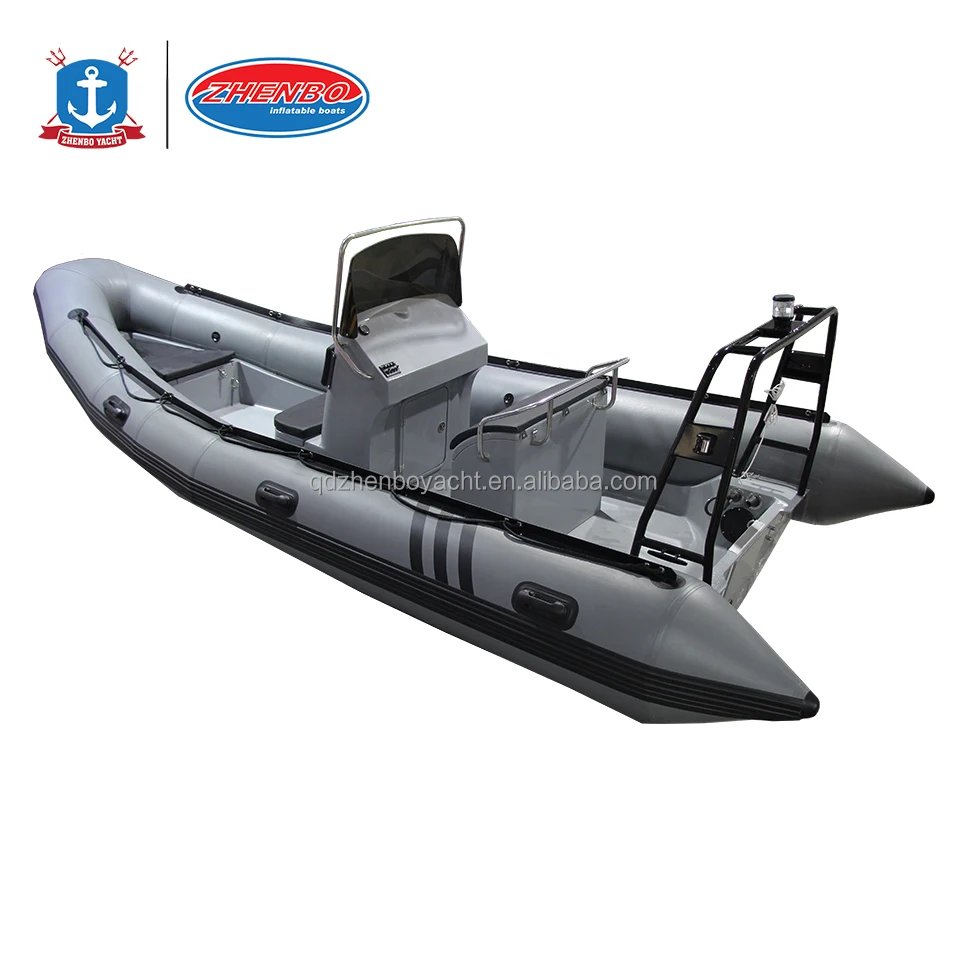 Zhenbo Luxury Yachts 19ft Inflat Fiberglass Rib580d Boat Hypalonpvc Rib ...