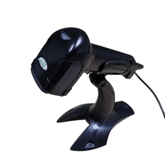 Handsfree Barcode Scanner With Adjustable Stand Wired 1d 2d Bar Code ...