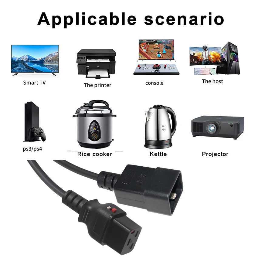 IEC 320 C19 to IEC 60320 C20 Power Cord - Reliable for Servers