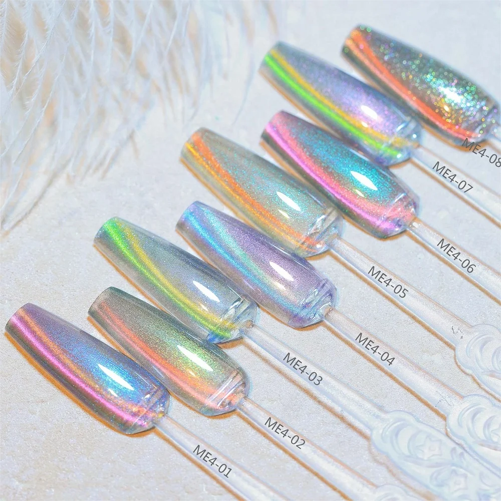 New Design Mermaid Magnetic Nail Polish Gel Double Color Effect Spring ...