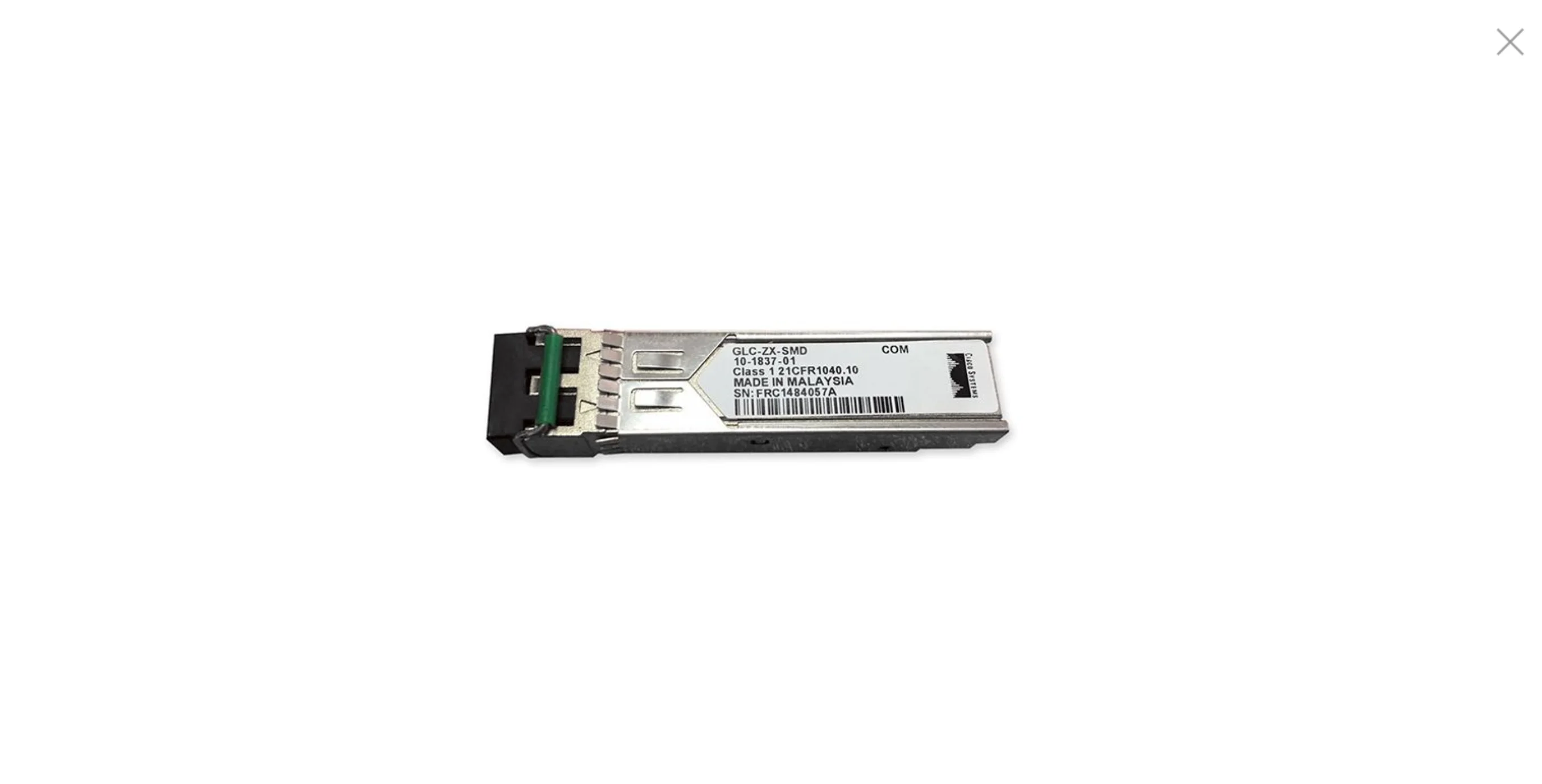 GLC-ZX-SMD-RF Cisco GLC-ZX-SMD 1000BASE-ZX SFP Transceiver Module SMF ...