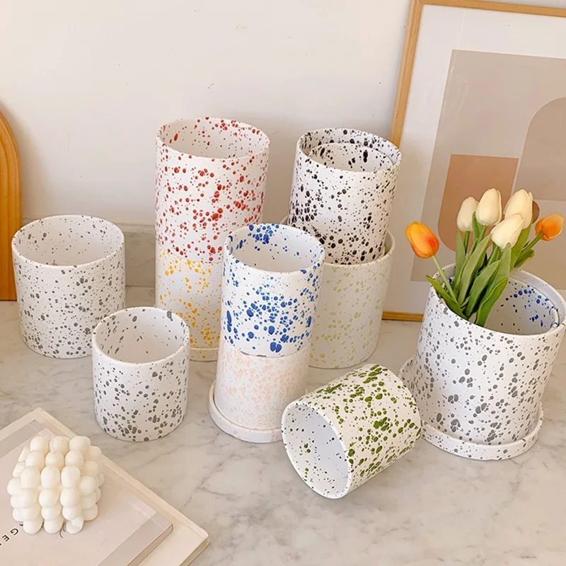 Modern European Style Indoor Fancy Desktop Decorative Bonsai Pot Cheap ...