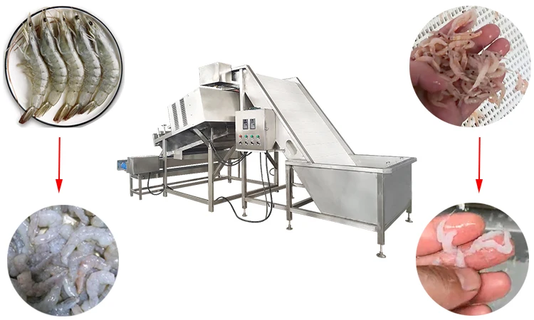 Peel Shrimp Machine Machine Peeling Shrimp Prawn Shrimp Deveiner ...