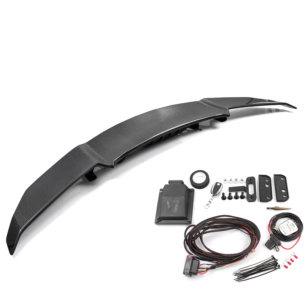 Universal Electric Automatic Rear Spoiler Carbon Fiber Gt Style ...