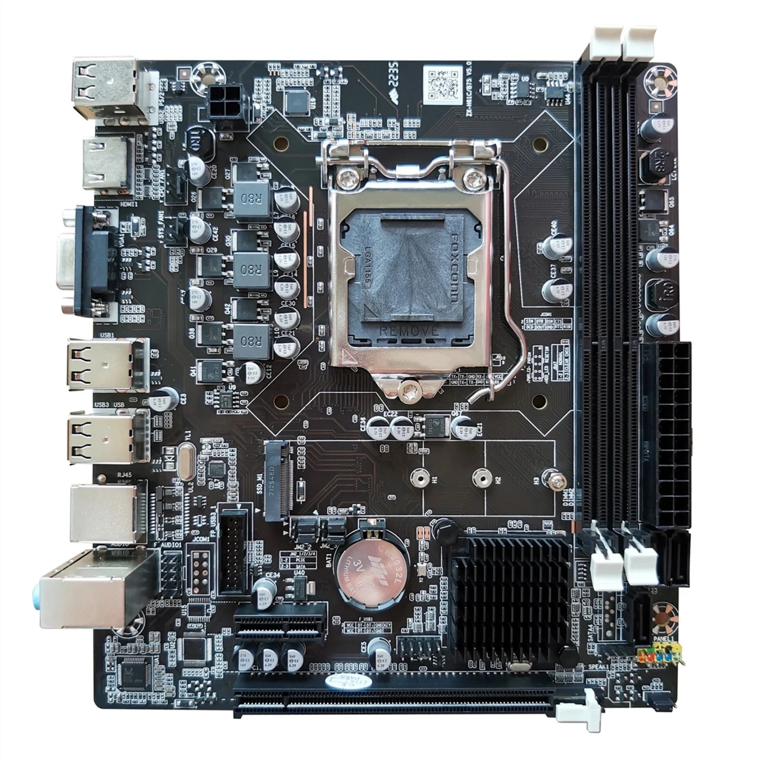 Pc Main Board H61 Lga 1155 Intel 3rd Generation Desktop Computer Motherboard - Buy H61 ...