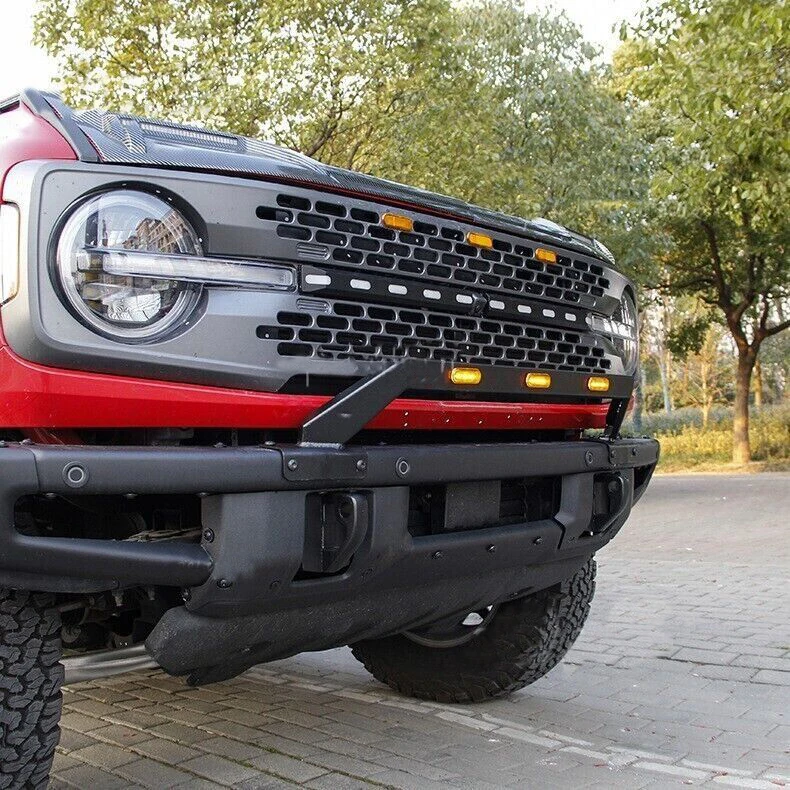 HW 4x4 Bull Bar Front Bumper with Led for Bronco| Alibaba.com