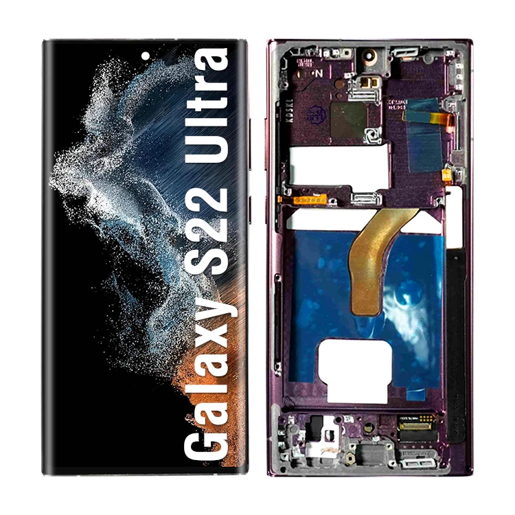 Celulares Display Original Oled Screen For Samsung S22 Ultra Lcd ...