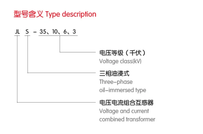 Outdoor Combined Transformer Three-phase Oil-immersed Type Jls-35 10 6 3 3kv 6kv 10kv 35kv - Buy ...