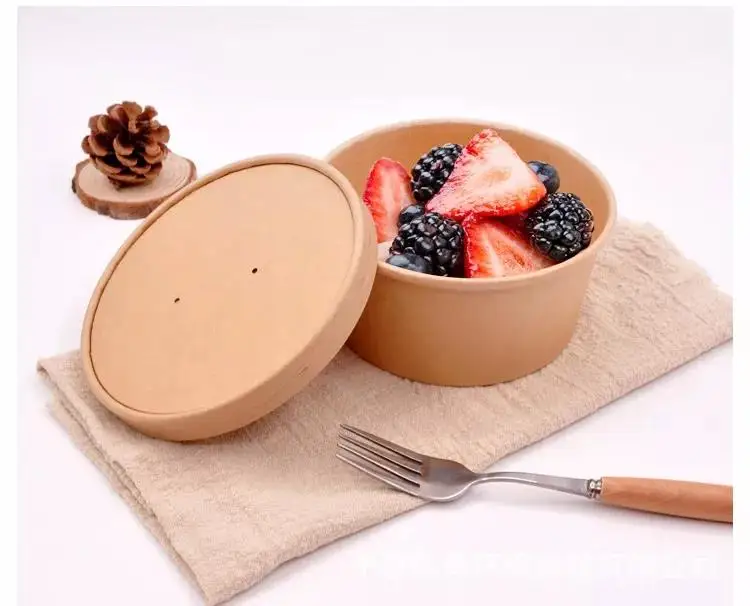 1200ml Printable Microwave Disposable Food Packaging Hot Soup Salad ...