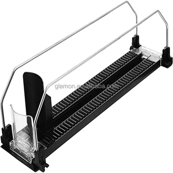 Clear Spring Loaded Plastic Shelf Drink Bottles Pusher Supermarket ...