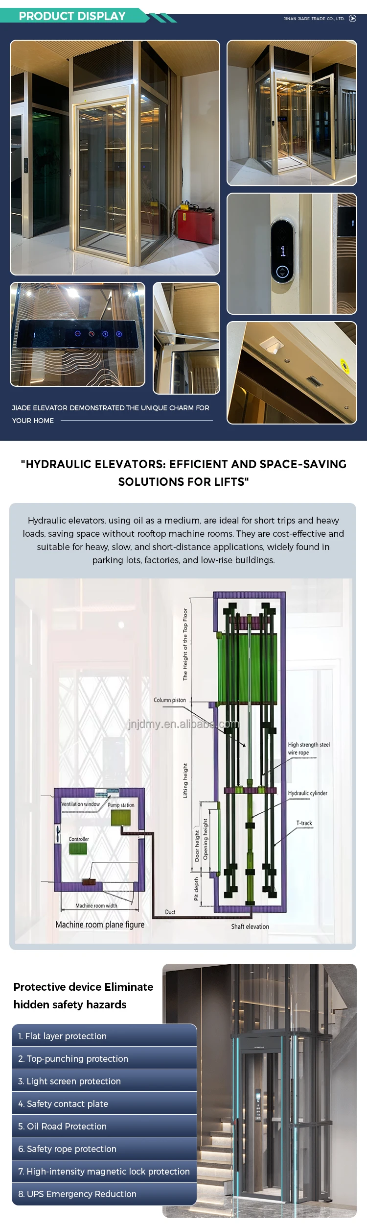 Customized Villa Elevator - Modern, Easy Installation
