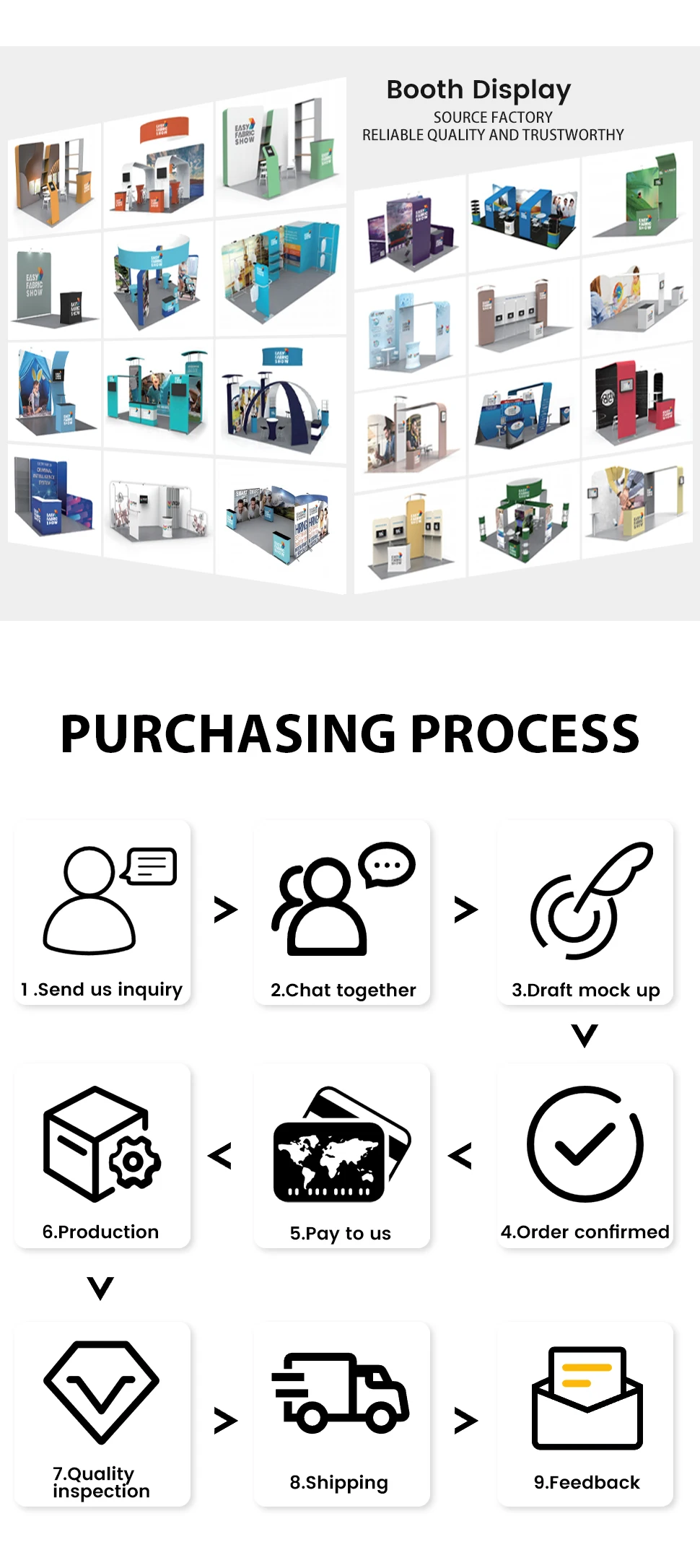 Seg Modular Portable Exhibition Booth Trade Show Display Pop Up Display ...