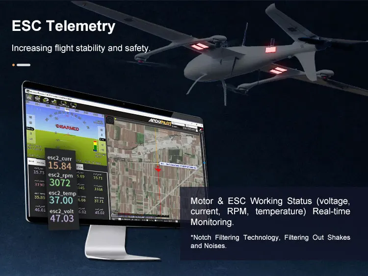 Foxtech Ayk-320 Long Endurance Delivery Drone V Tail For Mapping ...