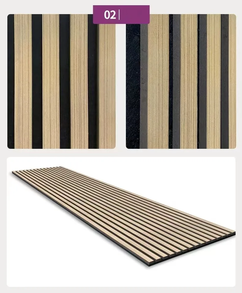 Fire Resistant Acoustic Wall Panels Wood Wall Acoustic Panels Slat Wood ...