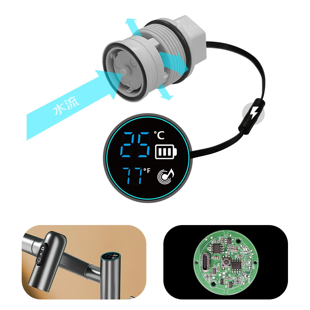 Temperature Time Display Lamp Water Separation Hydraulic Generator Ip68 ...